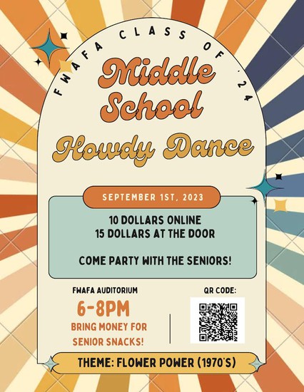 FWAFA Middle School Howdy Dance – Texas Center for Arts + Academics